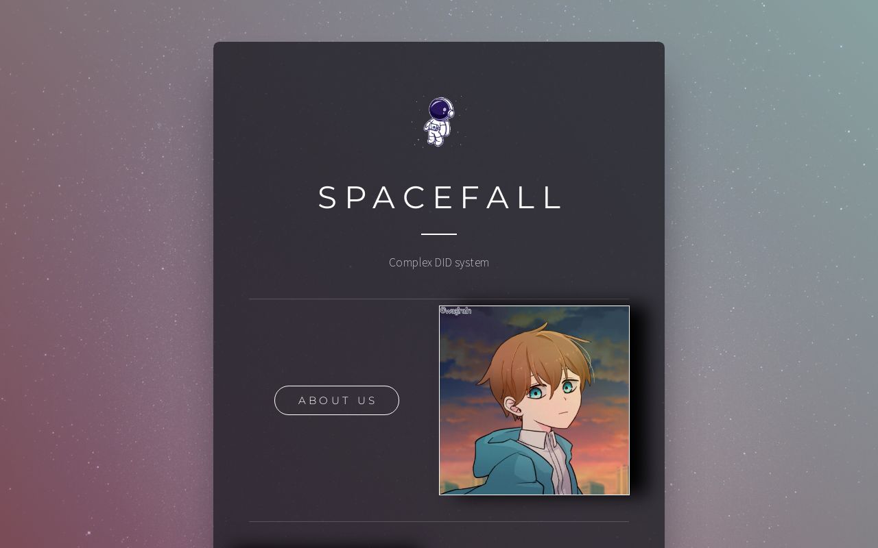 Spacefall's Carrd